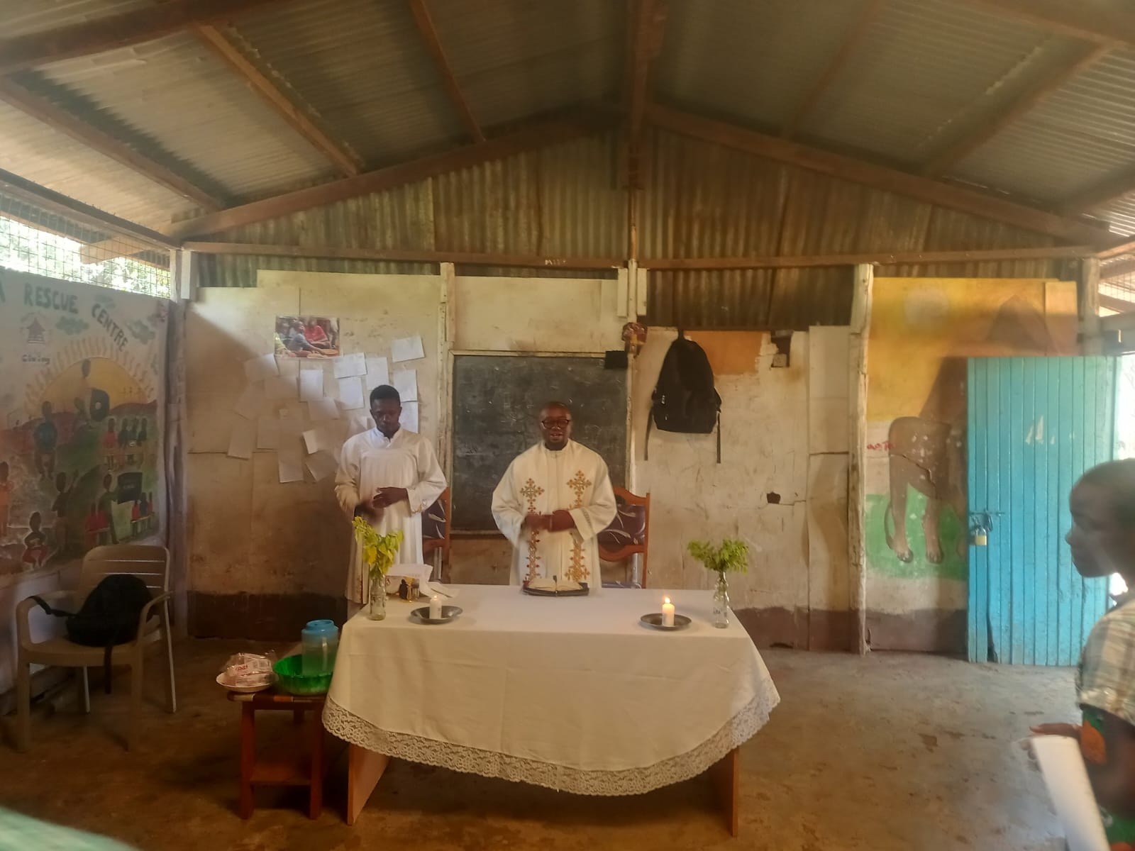 Holy Mass celebration at BOMA RESCUE CENTER - Napenda Kuishi Trust